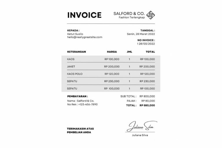 Apa Bedanya Quotation dan Invoice - Apabedanya.com